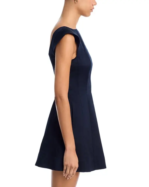 French Connection Multi Seam Sateen Mini Dress