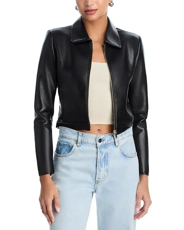 Generation Love Lola Faux Leather Jacket - Black
