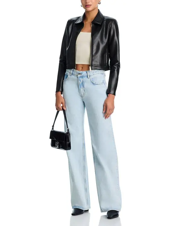 Generation Love Lola Faux Leather Jacket - Black