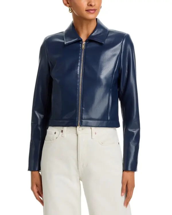Generation Love Lola Faux Leather Jacket - Peacock