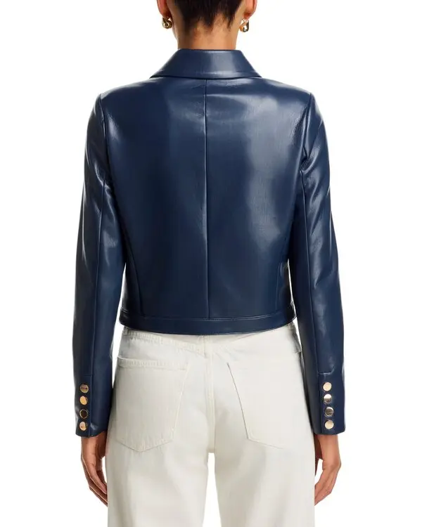 Generation Love Lola Faux Leather Jacket - Peacock