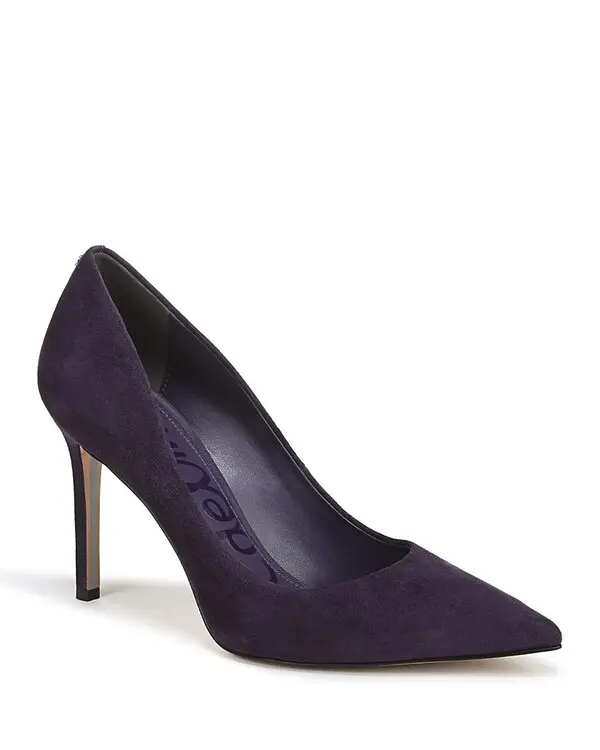 Sam Edelman Hazel Suede Pumps - Purple