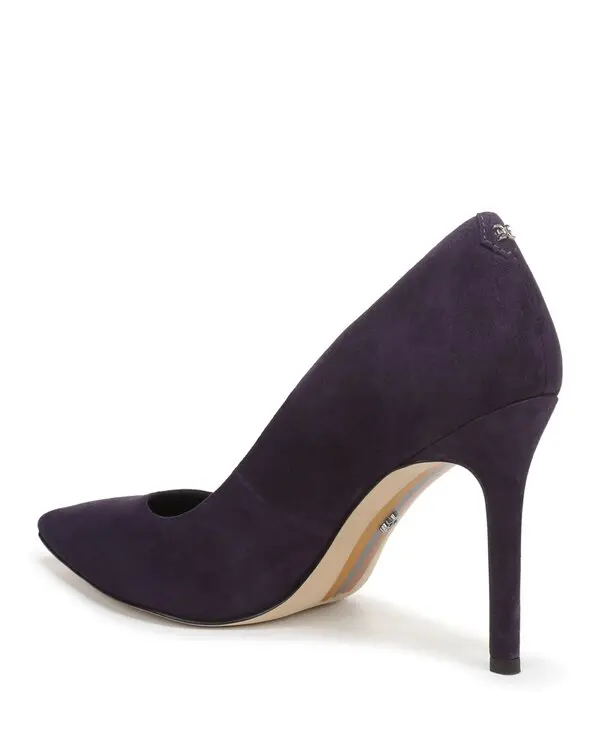 Sam Edelman Hazel Suede Pumps - Purple