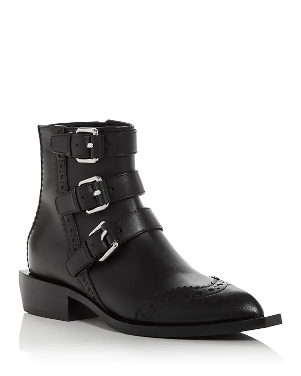 Moschino Buckle Booties