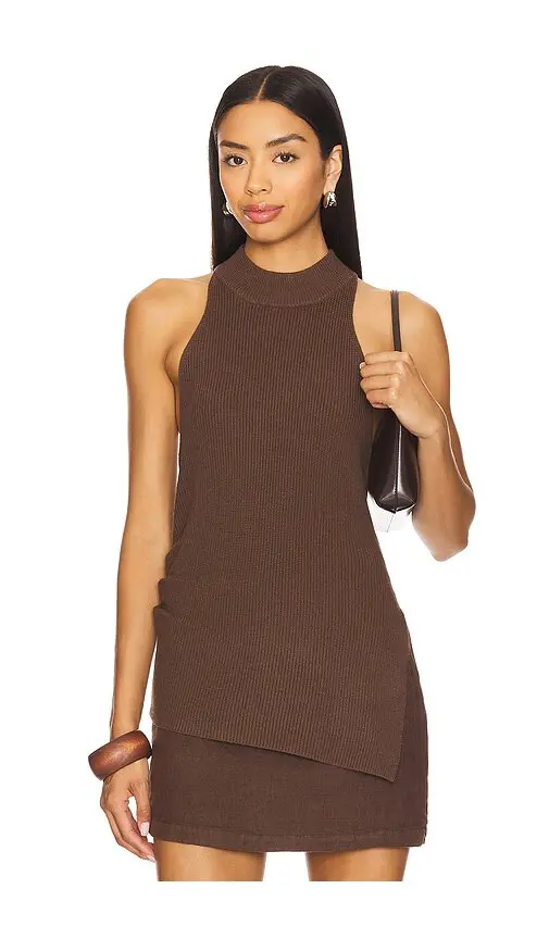 Heartloom Asymmetrical Mockneck Top