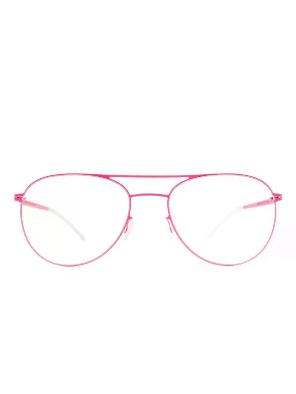 Mykita Pilot-frame Metal Glasses - Pink