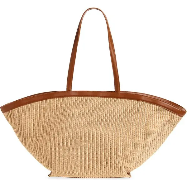 REFORMATION Lucia Tote - Natural Raffia