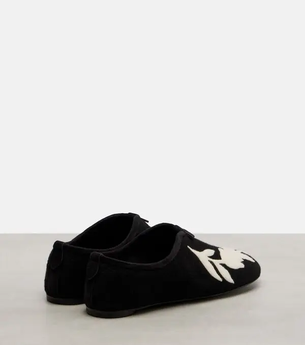 Loro Piana Floaty Embroidered Flats