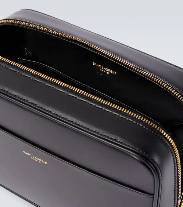 Saint Laurent Paris Leather Camera Case