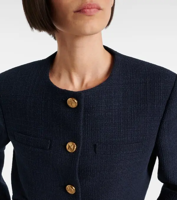 BLAZÉ MILANO Shamo Cotton-blend Tweed Jacket