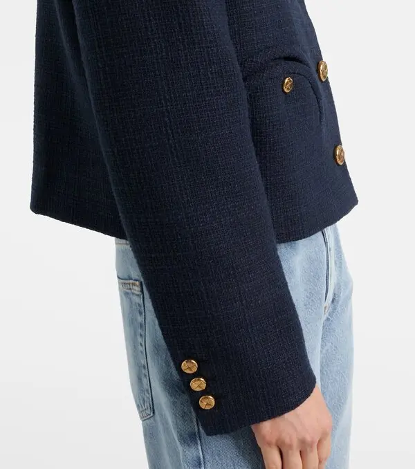 BLAZÉ MILANO Shamo Cotton-blend Tweed Jacket