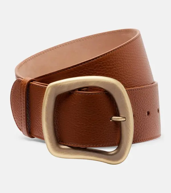 Gabriela Hearst Simone Leather Belt - Brown