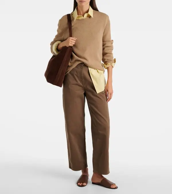 AESTHER EKME Sac Supple Suede Tote Bag - Brown