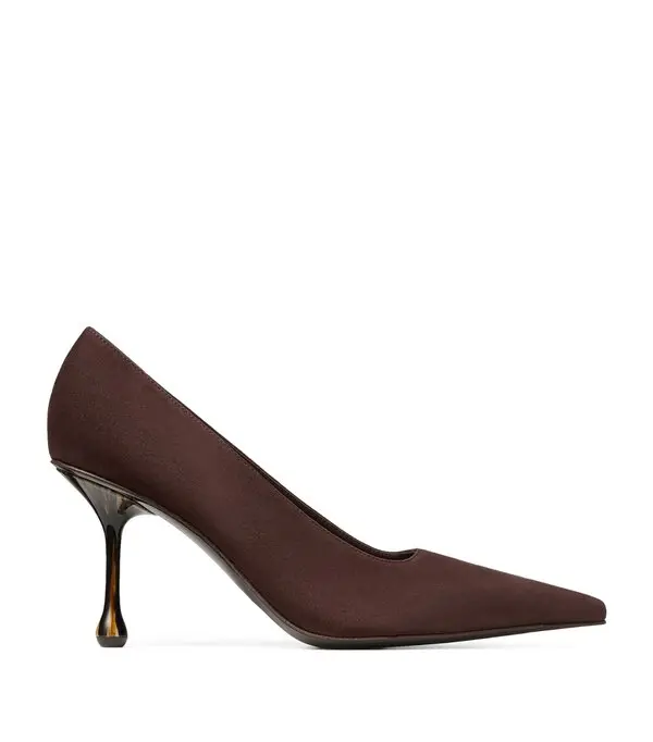 JIMMY CHOO Ixia 80 Suede Pumps - Brown