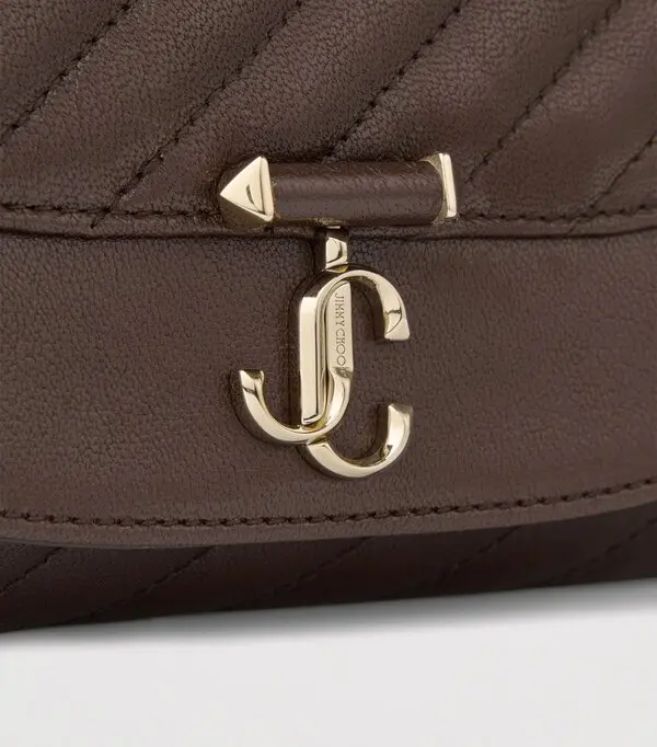 JIMMY CHOO Curve Wallet On Chain - Brown