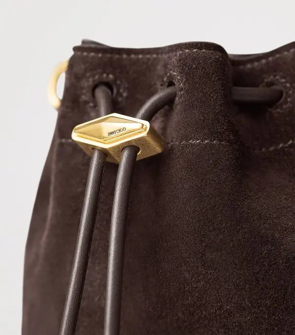 JIMMY CHOO Suede Cinch Mini Bag