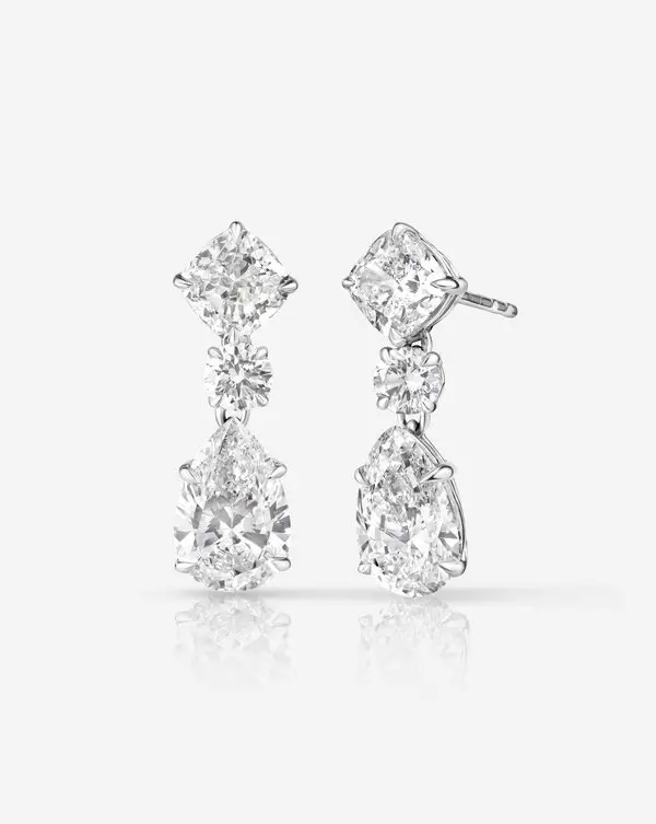 Ring Concierge Lab Diamond Drop Earrings - One-color