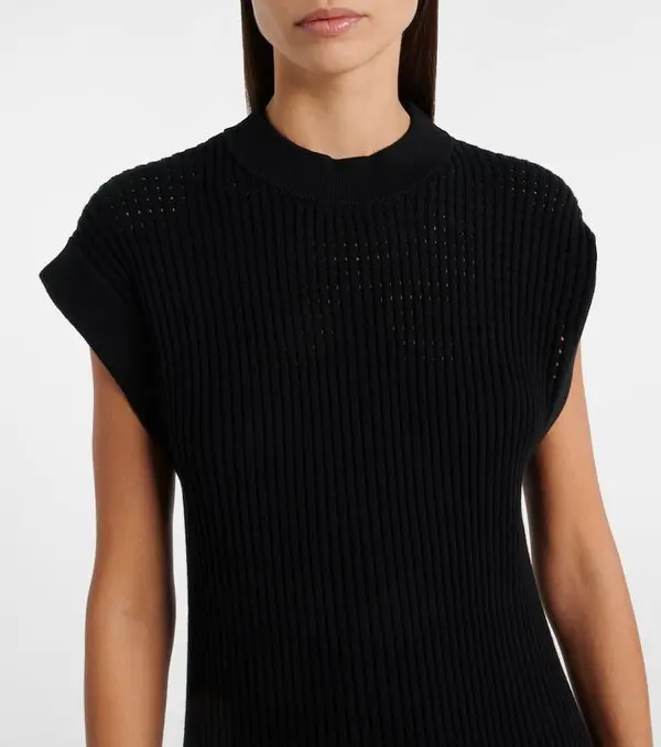 Varley Cheston Relaxed Knit Dress - Black - 30% Off | Editorialist
