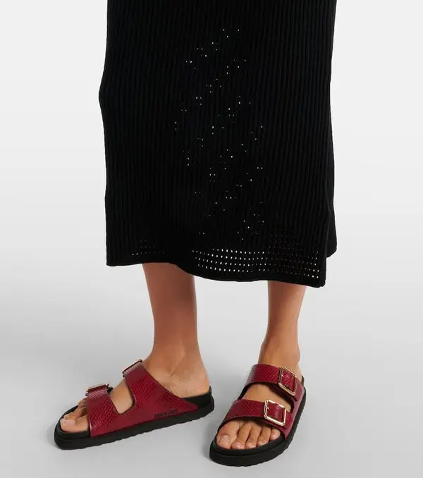 Varley Cheston Relaxed Knit Dress - Black - 30% Off | Editorialist
