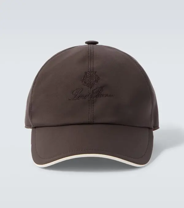 Loro Piana Logo Baseball Cap - Brown