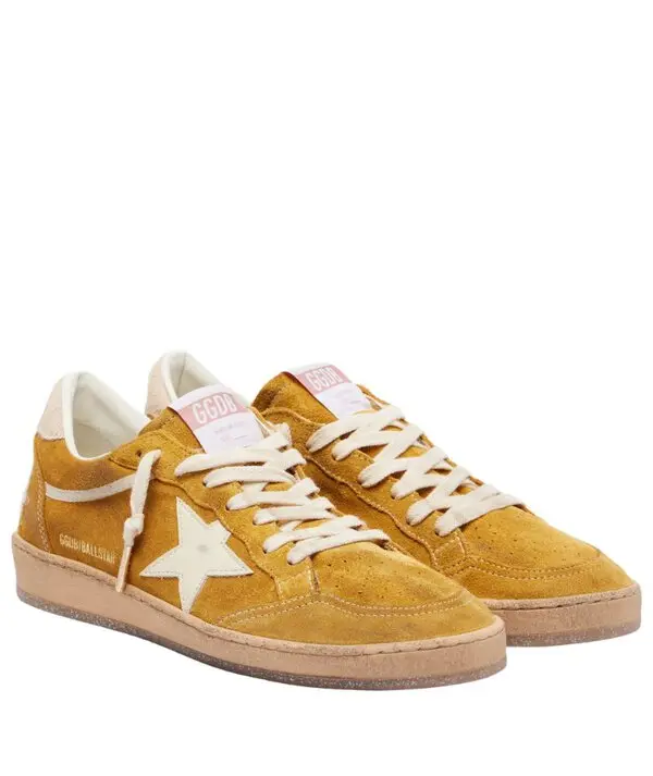 golden goose - Ball Star Suede Sneakers