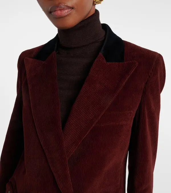 BLAZÉ MILANO Everyday Cotton Corduroy Blazer - Brown