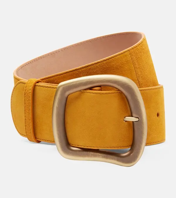 Gabriela Hearst Simone Suede Belt - Brown