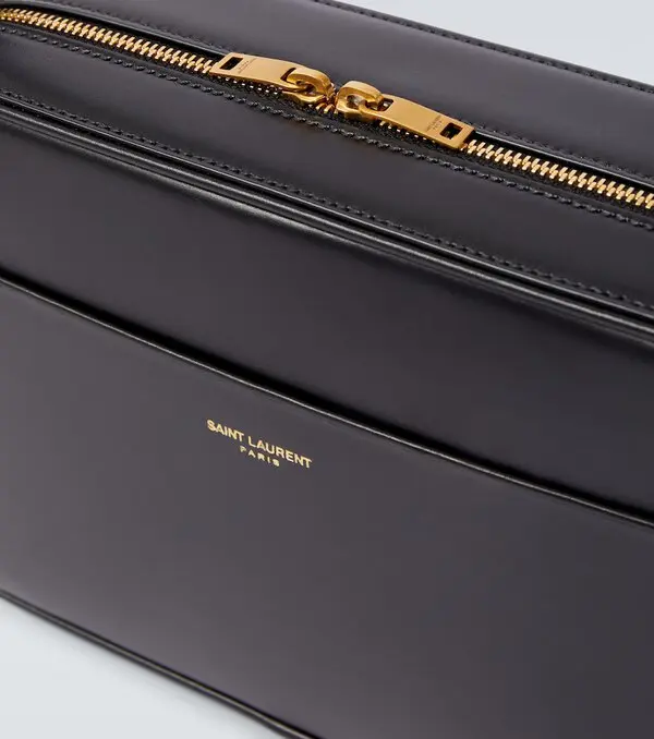Saint Laurent Paris Leather Camera Case