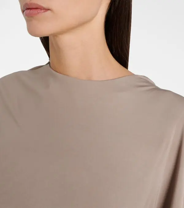 Christopher Esber Vala Draped Maxi Dress - Beige