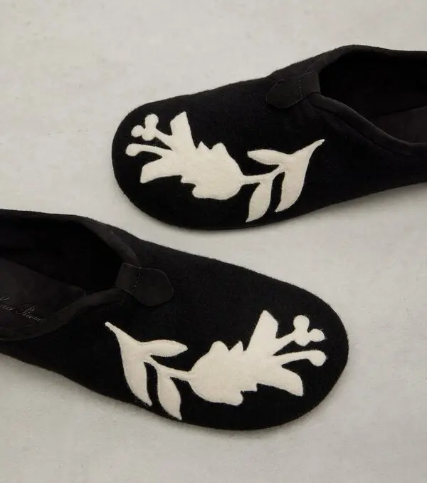 Loro Piana Floaty Embroidered Flats
