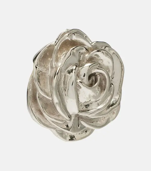 Magda Butrym Rose Stud Earrings - Silver