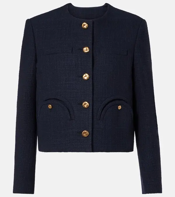BLAZÉ MILANO Shamo Cotton-blend Tweed Jacket