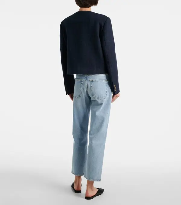 BLAZÉ MILANO Shamo Cotton-blend Tweed Jacket