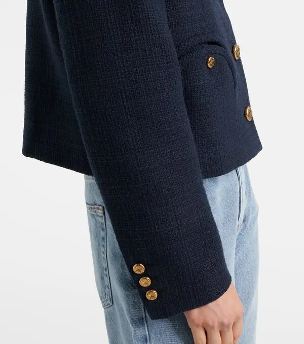 BLAZÉ MILANO Shamo Cotton-blend Tweed Jacket