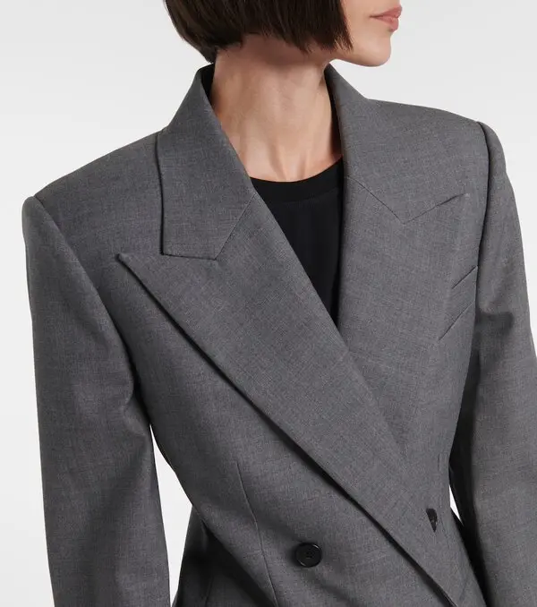 Givenchy Double-breasted Wool Blazer