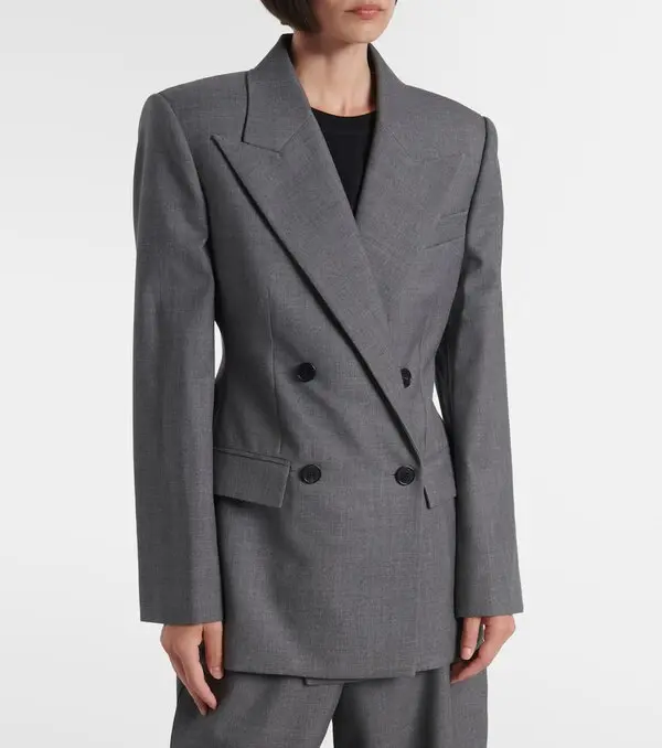 Givenchy Double-breasted Wool Blazer