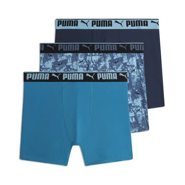 PUMA Athletic Boxers 3 Pack - Assorted Colours