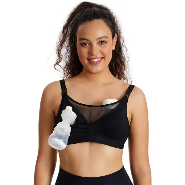 MOMCOZY Hf018 Pumping & Nursing Bra - Black