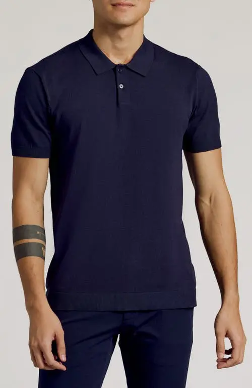 True Classic Sweater Polo - Navy