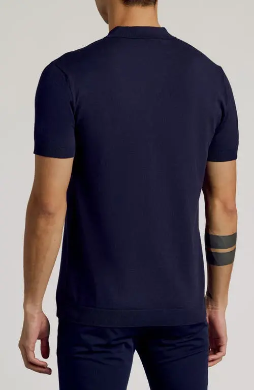 True Classic Sweater Polo - Navy