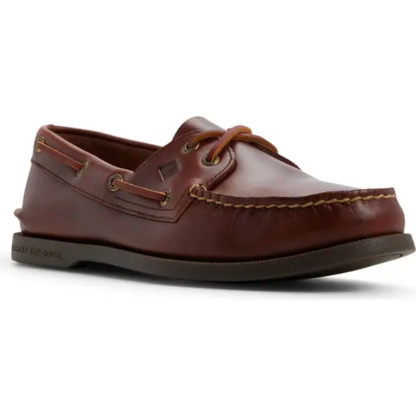 Sperry Authentic Original™ 2-eye Boat Shoe - Dark Red