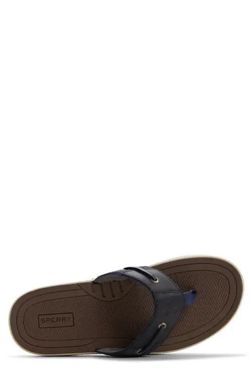 Sperry Baitfish Flip Flop - Navy