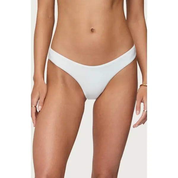 EDIKTED Shellee Bikini Bottom - White