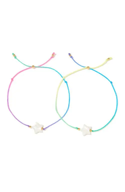 VENESSA ARIZAGA Twin Stars Bracelet Set - Rainbow