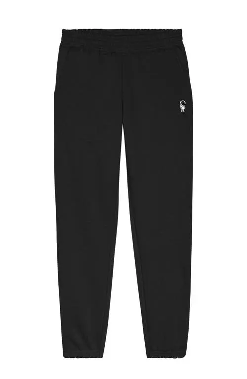DALIX Astronaut Heavyweight Fleece Sweatpant - Black