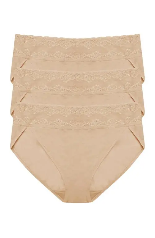 Natori Bliss Perfection French Cut Brief 3-pack - Cafe