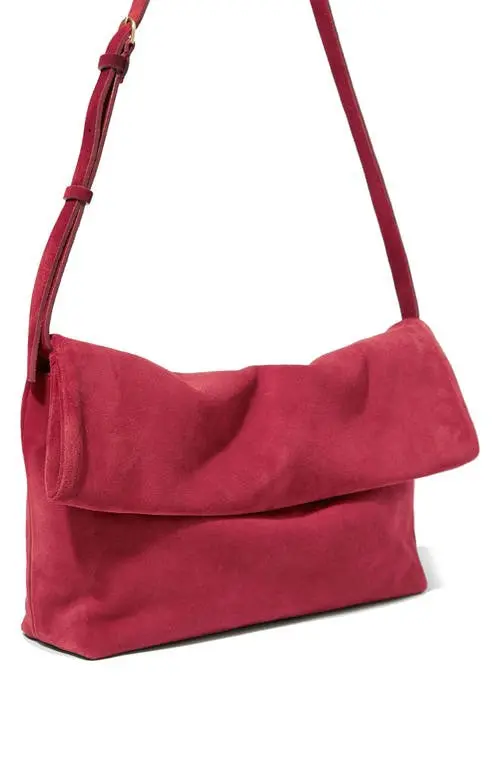 & Other Stories Suede Clutch