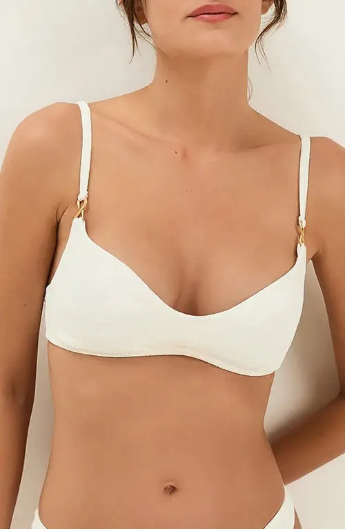 VIX PAULA HERMANNY Solaro Vivian Bikini Top - White