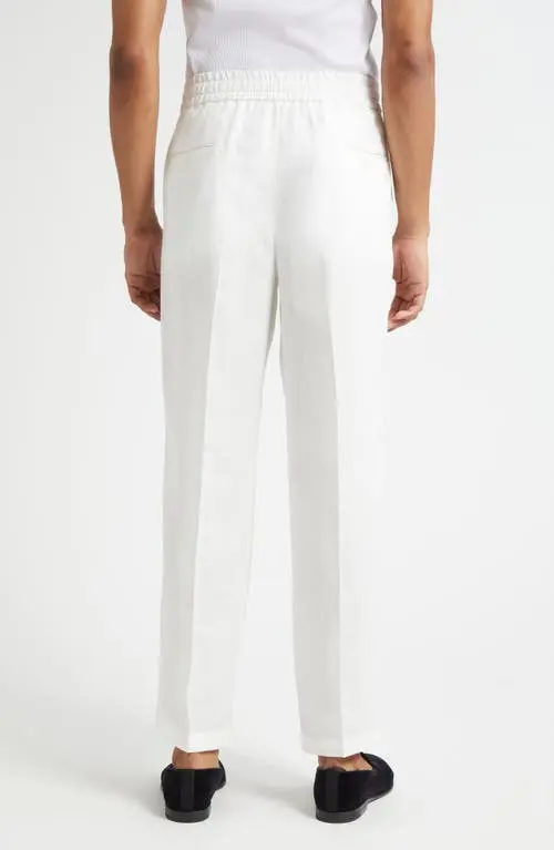 Dolce & Gabbana Pleated Linen Pants