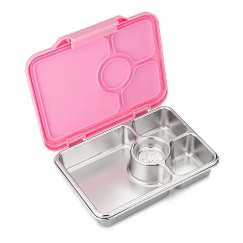 YUMBOX Prêt Stainless Steel Leakproof Bento Lunch Box - Versailles Pink